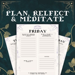 Witch Daily Planner Purple Ivy Edition Daily Witch Journal Witchy ...