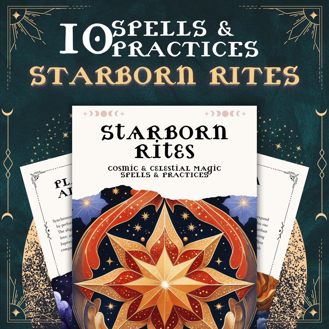 Starborn Spell Guides & Practices - for Grimoire Book of Shadows ...