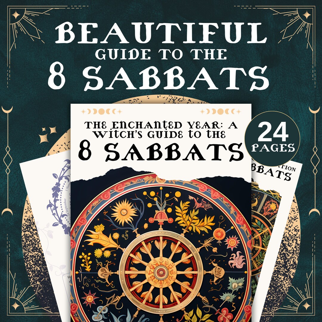 The 8 Sabbats - Beautiful Wheel of the Year Guide for Witchcraft ...
