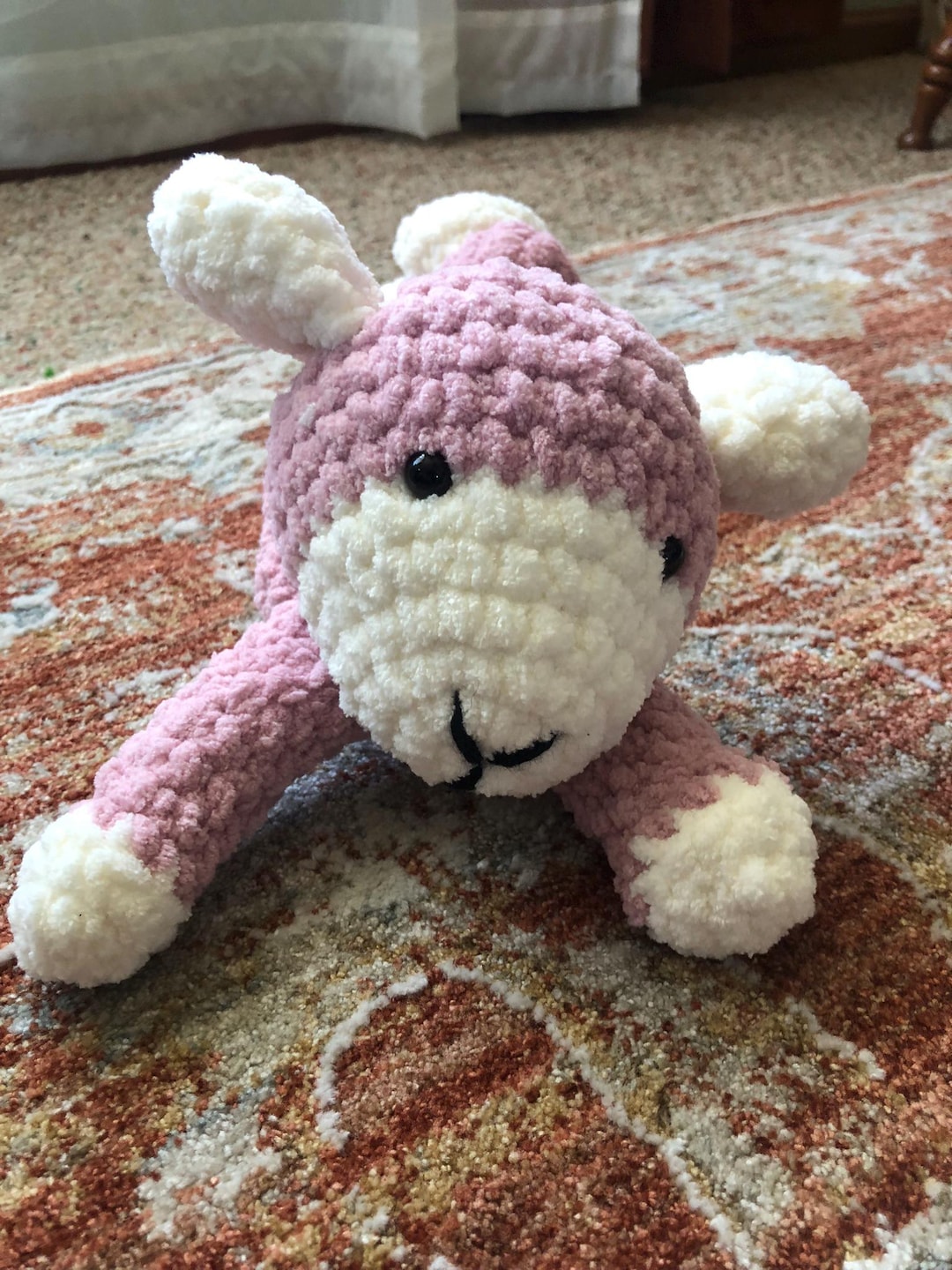 Pink Sheep Lovey Crochet Lovey Amigurumi - Etsy
