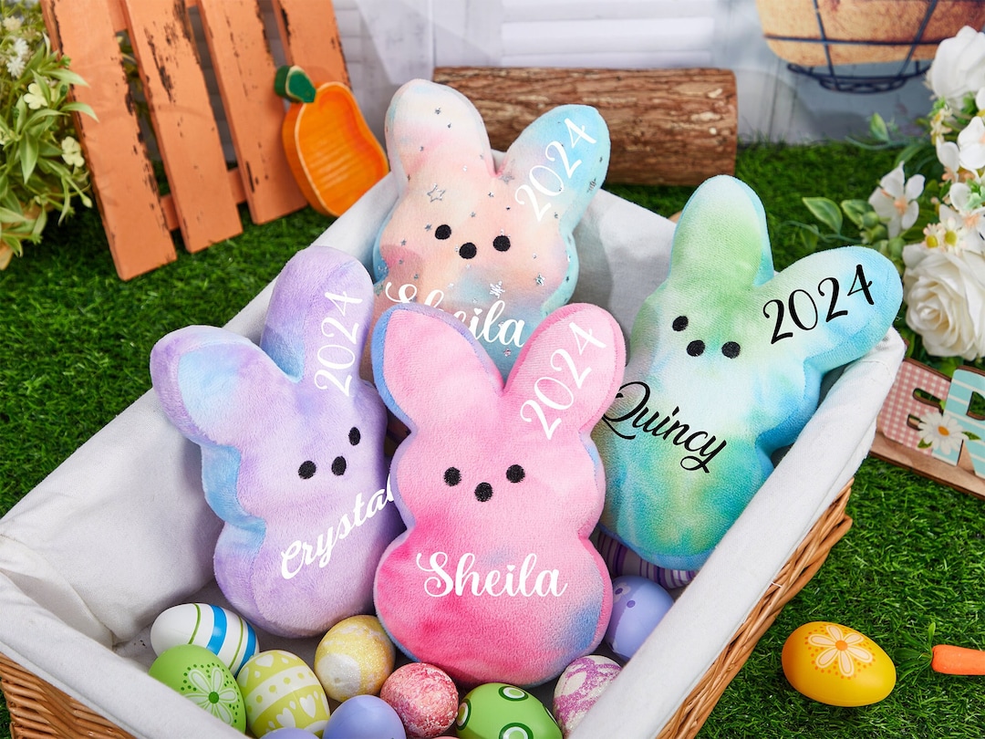 Marshmallow Bunny Peeps Personazlied Gift for Kids Easter Peep Plush ...