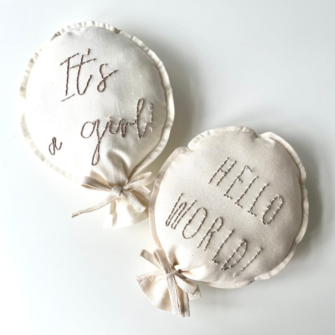 Small Baby Announcement Balloon, Birth Announcement Sign, Photo Prop ...