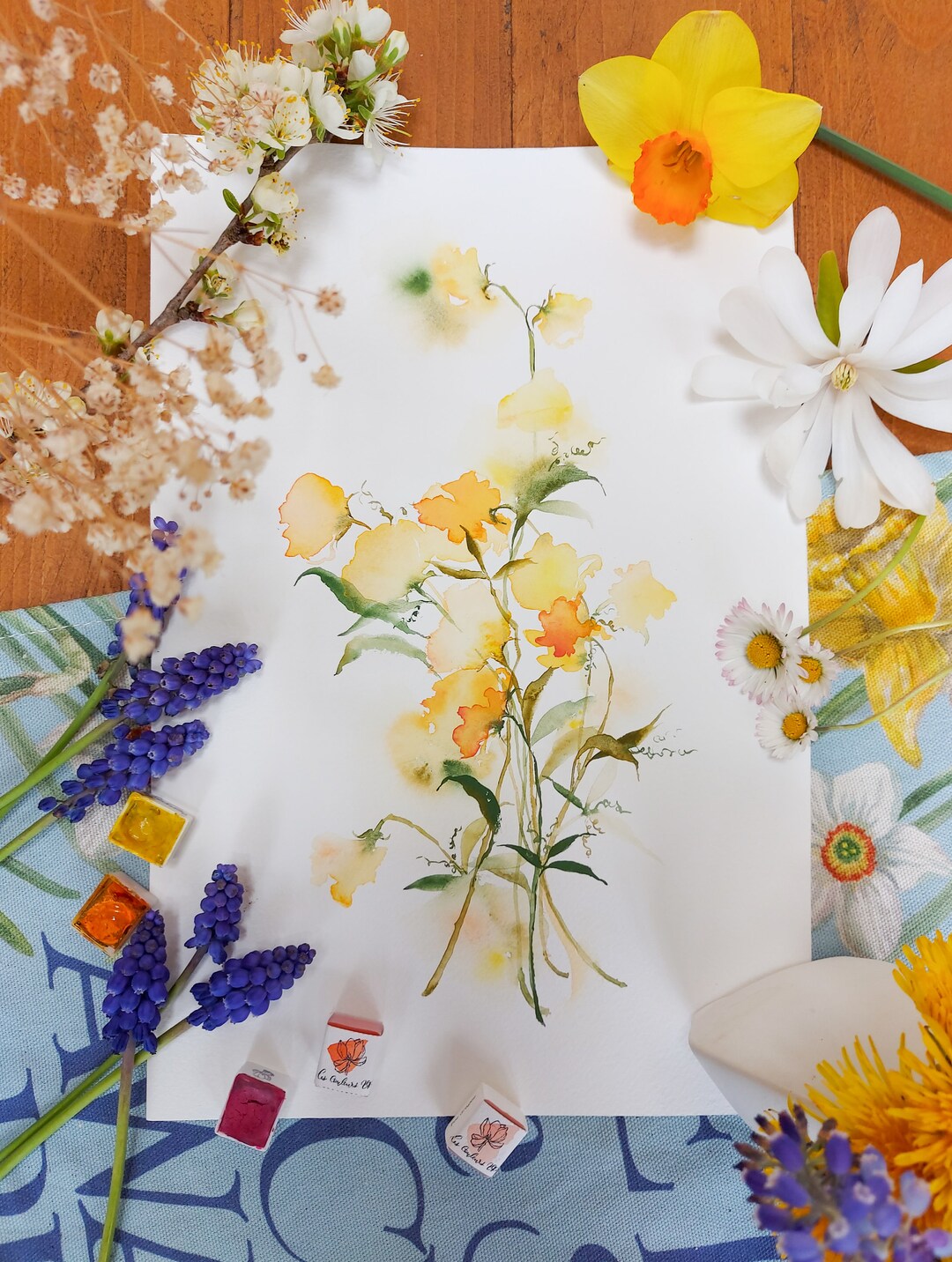 Original Watercolor helios Perfume - Etsy