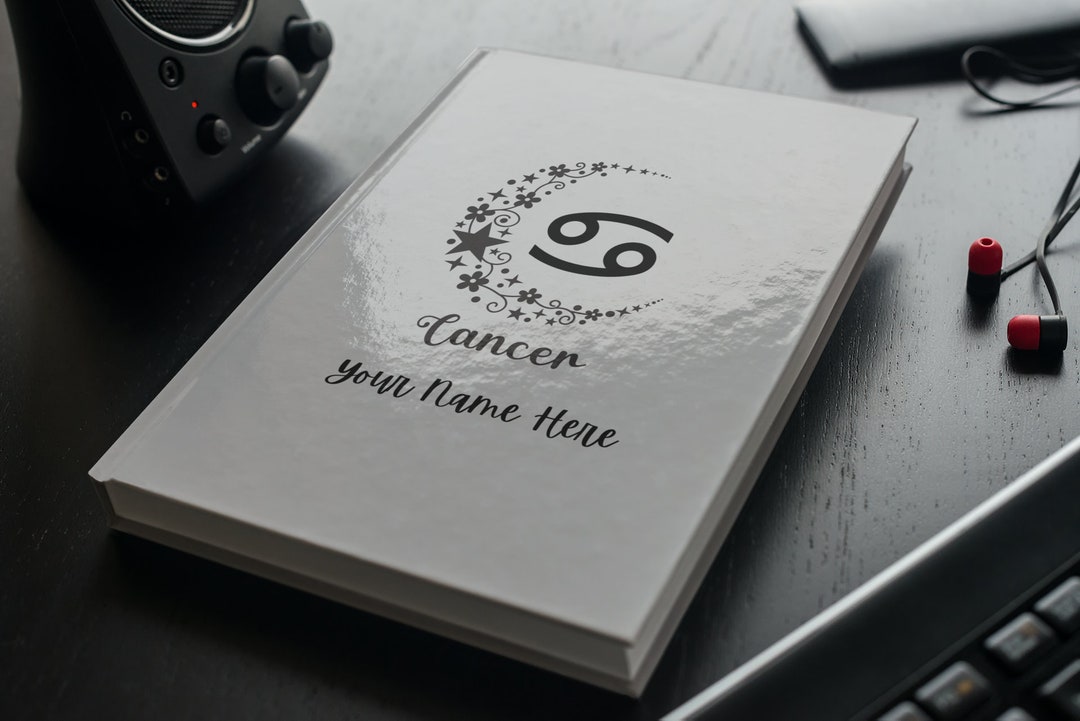 Cancer Zodiac Sign Lined Journal Personalized Journal With Cancer ...