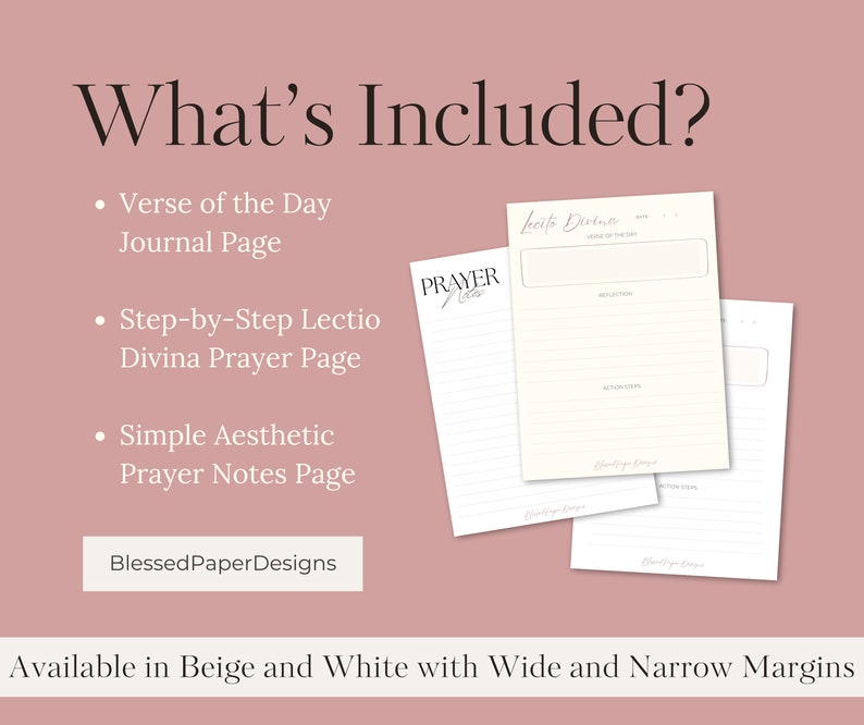 Catholic Lectio Divina Prayer & Verse of the Day Digital Note Pages ...