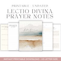 Lectio Divina Journal Pages | Bible Study Printable| Lectio Divina ...