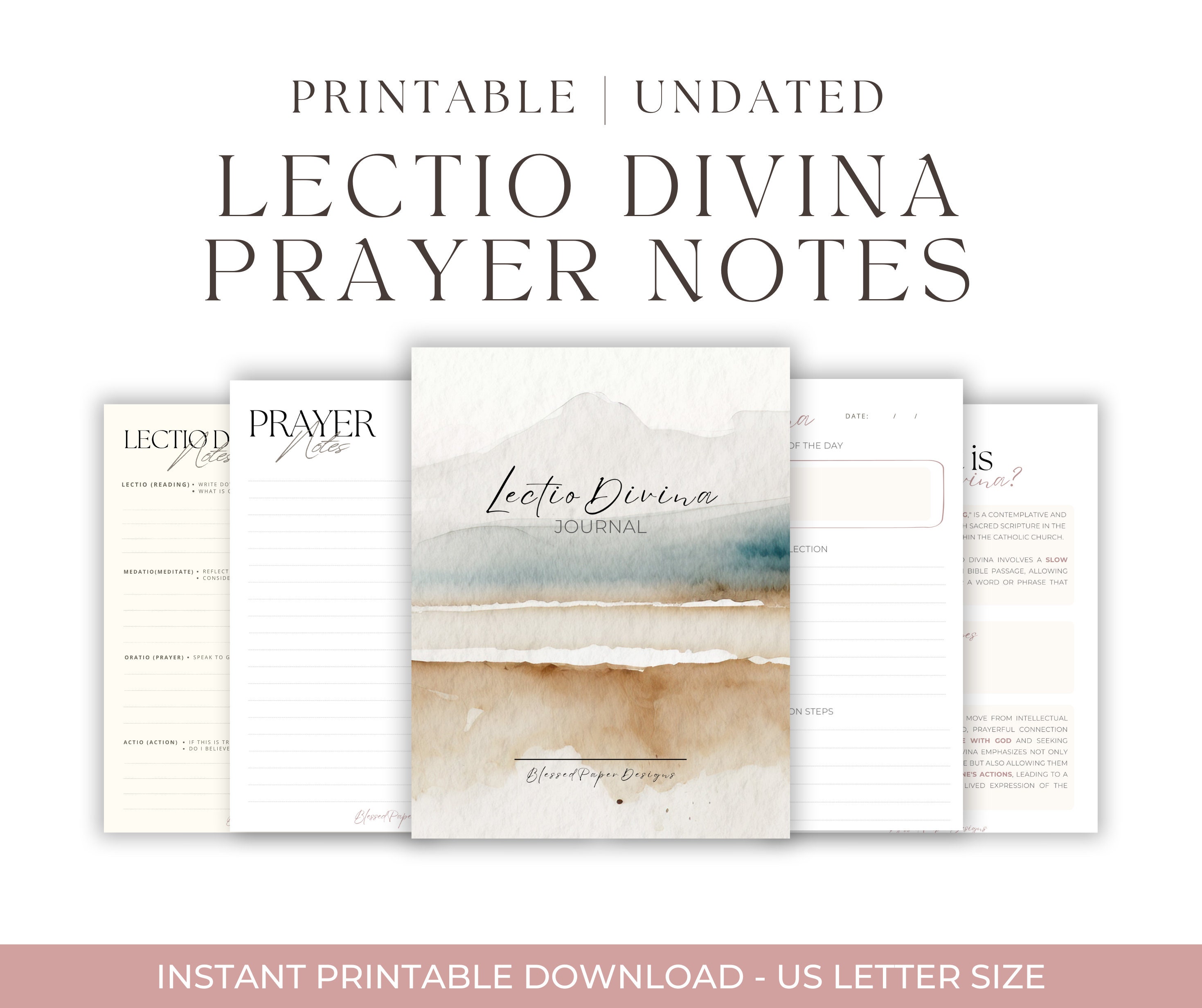 Catholic Lectio Divina Prayer & Verse of the Day Digital Note Pages ...