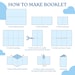 Booklet Template, Mini Coloring Book Template, Fold Book Template ...
