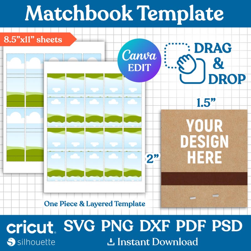 Matchbox Label - Etsy