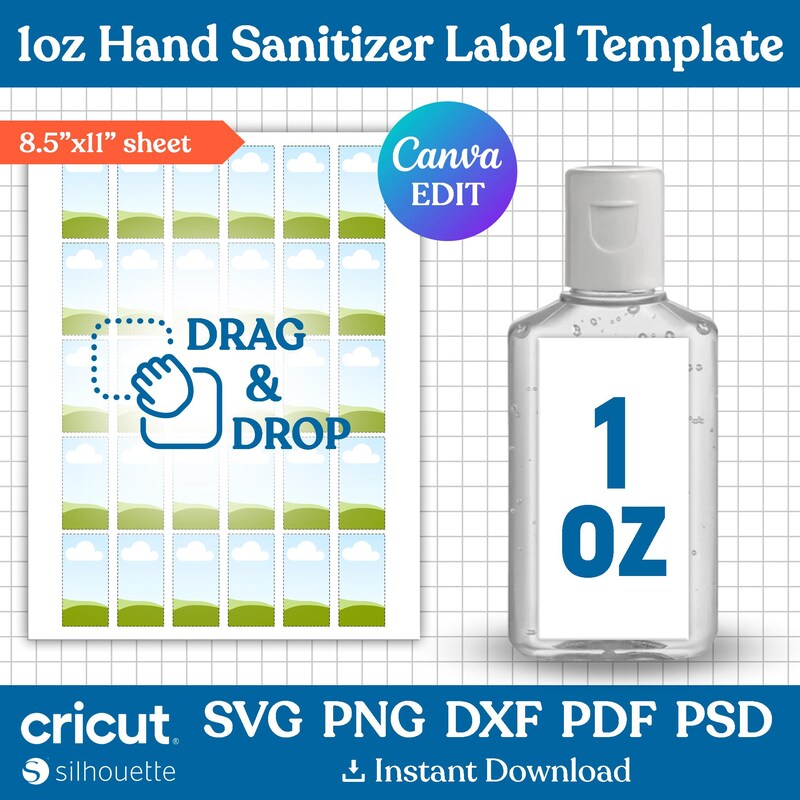 Sanitizer Labels - Etsy