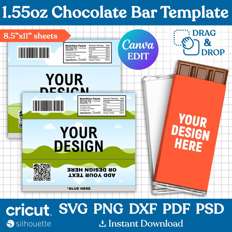 Personalized Chocolate Wrappers - Etsy UK