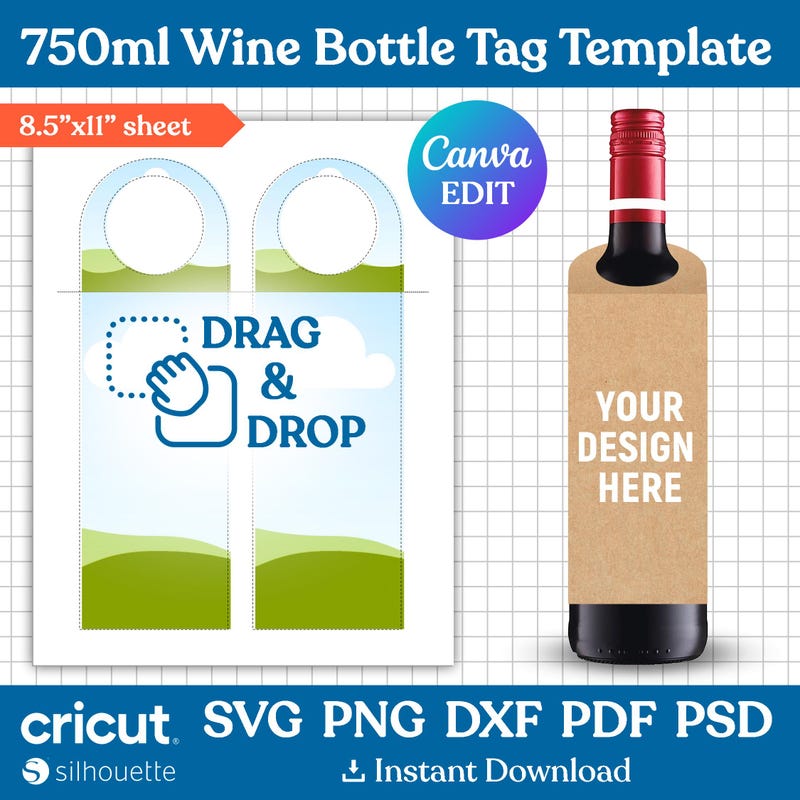 Hang Tag for Bottles - Etsy