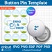 Button Pin Template BUNDLE, Button Pin Svg, Button Pin Blank ...