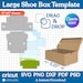 Shoe Box Template BUNDLE, Shoe Box Svg, Sneaker Box Template, Shoe Box ...