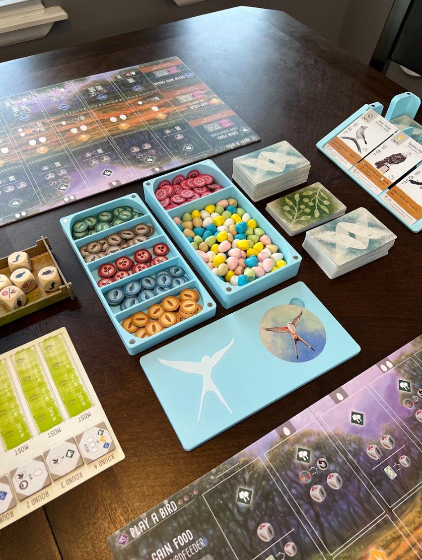 Complete 3D Printed Wingspan Organizer – Storage System for Base Game ...
