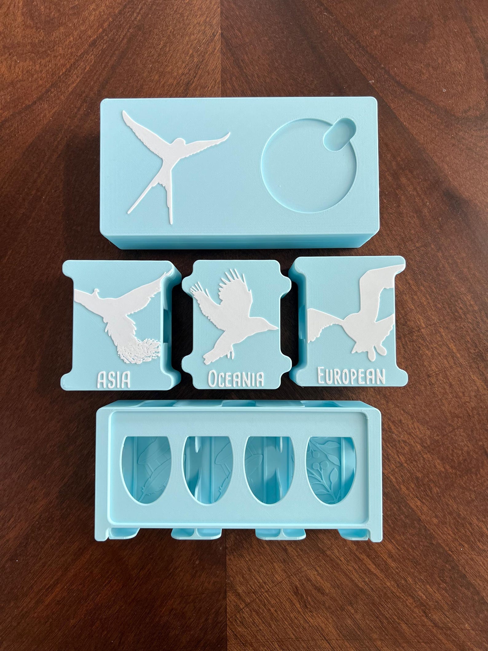 Complete 3D Printed Wingspan Organizer – Storage System for Base Game ...