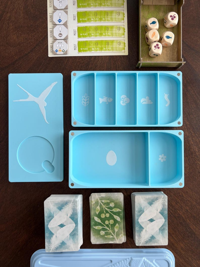 Wingspan Resource Organizer Magnetic and Stacking Wingspan Storage Box ...