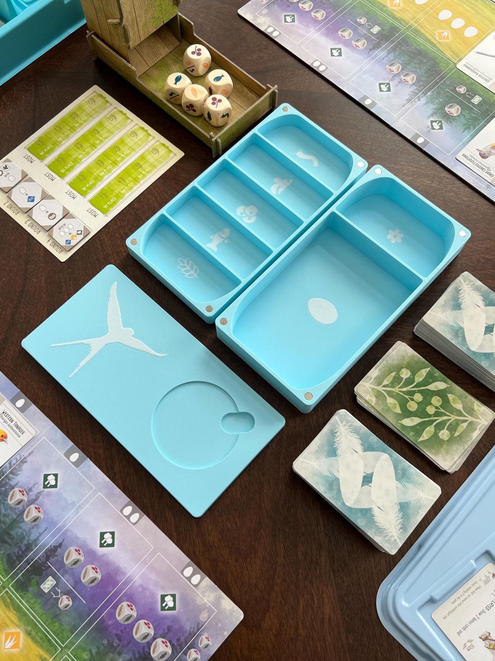 Wingspan Resource Organizer Magnetic and Stacking Wingspan Storage Box ...