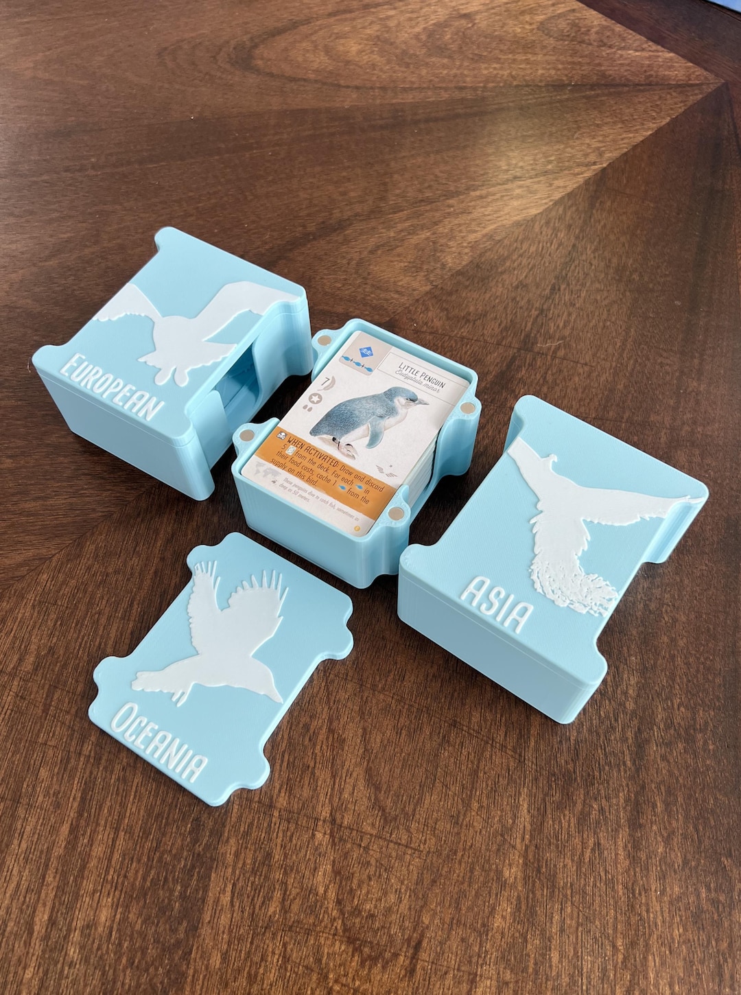 3D Printed Wingspan Expansion Card Holders – Storage Organizer for ...
