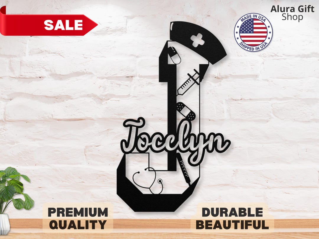 Custom Nurse Sign Nurse Metal Sign Nurse Home Decor for Nurse Wall Art ...