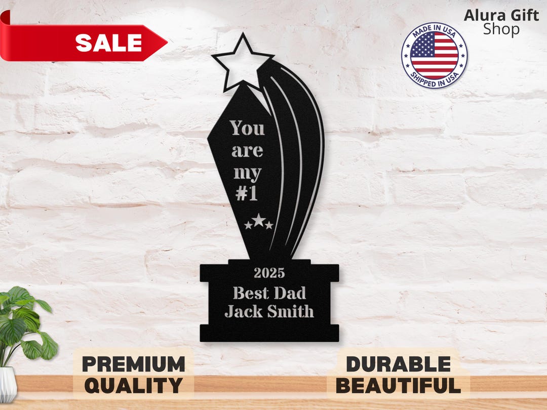 Custom Metal Trophy Sign Made to Order Custom Made Trophies Wall Art ...