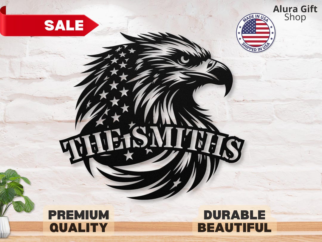 Custom American Eagle Metal Sign for American Eagle Metal Wall Art ...