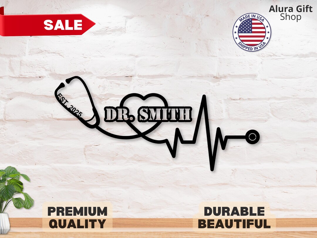 Custom Doctor Wall Art Doctor Metal Sign Doctor Office Decor Doctor ...