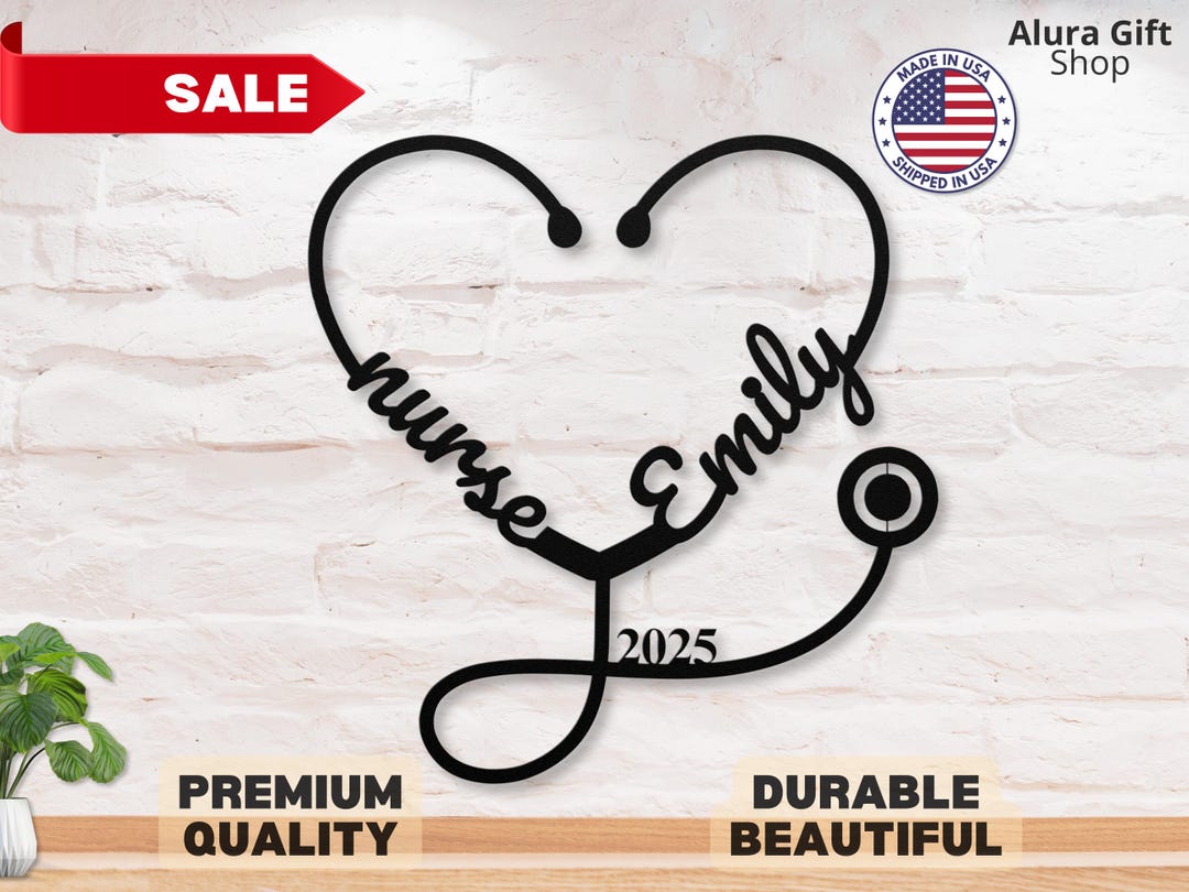 Custom Nurse Metal Sign Nurse Sign Nurse Wall Decor Oncology Nurse Gift ...