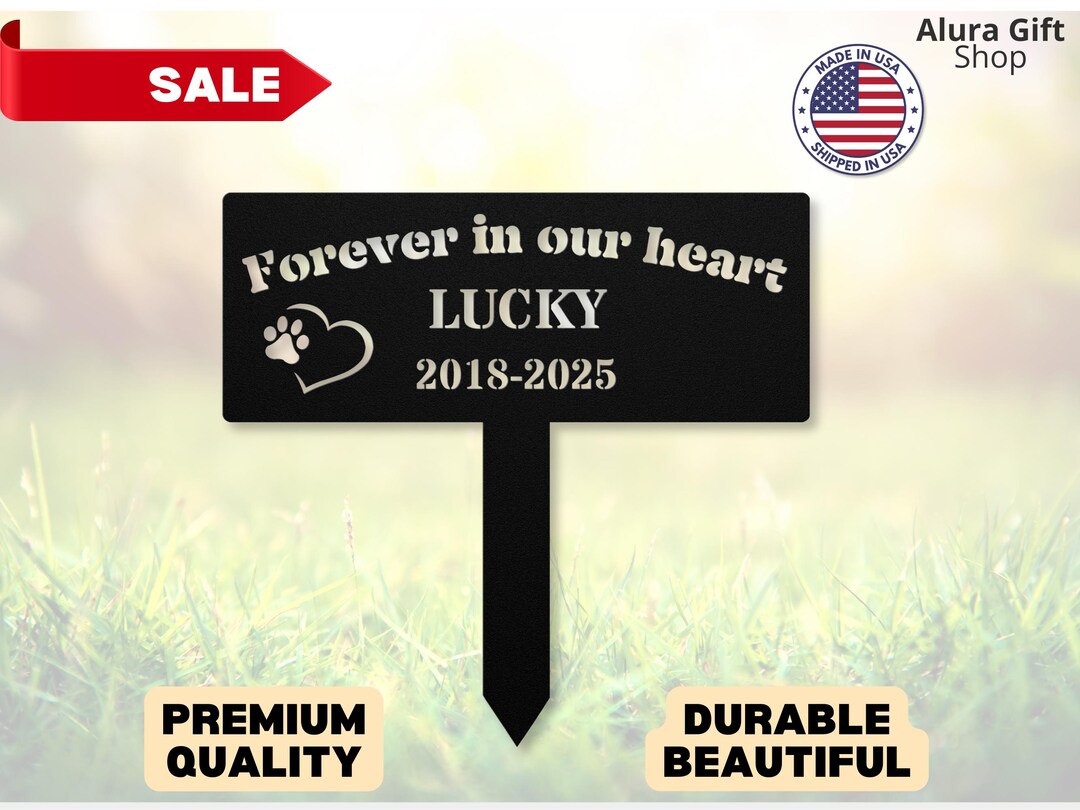 Custom Pet Memorial Stake Pet Memorial Sign Memorial Garden Sign Pet ...