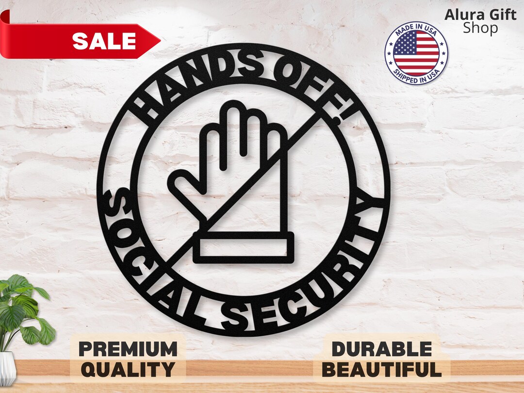 Custom Hands off Metal Sign Hands off Protest Sign Hands off Sign Hands ...