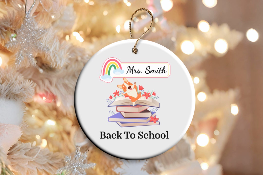 Custom Teacher Team Ornament Back to School Teacher Team Gifts Grade ...