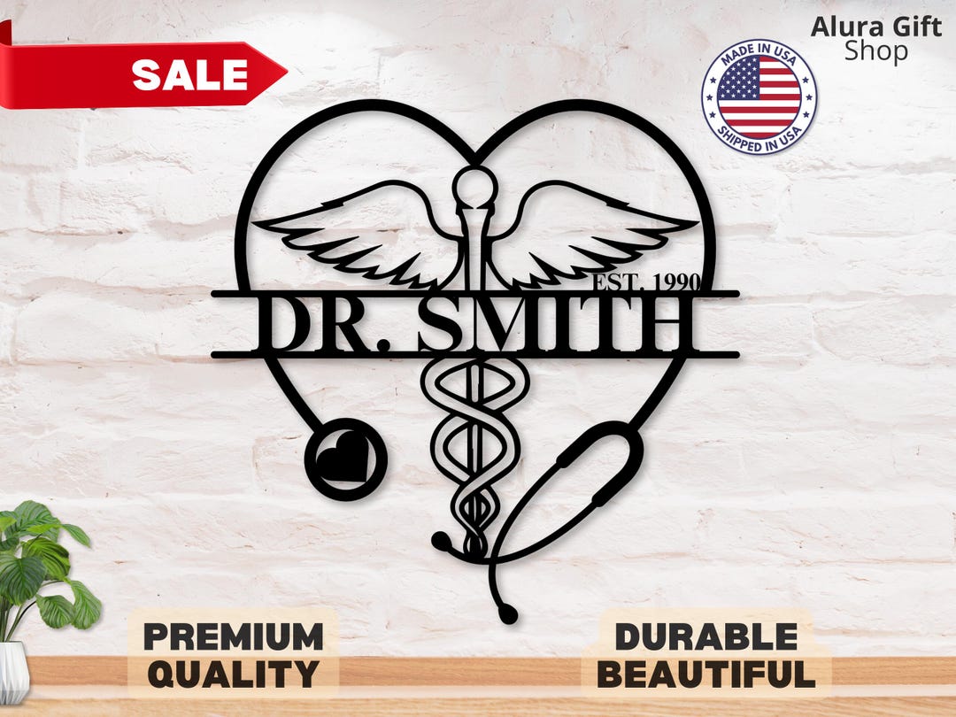 Custom Doctor Metal Sign Doctor Office Wall Art Doctor Office Decor ...