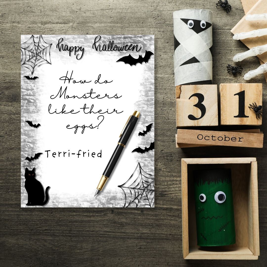 Halloween Stationary, Printable Halloween Writing Paper, Fall Letter ...