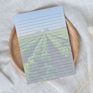 Farm Themed Lined Printable Stationary 8.5X11, 5X7, 5X5 Sizes | Print ...