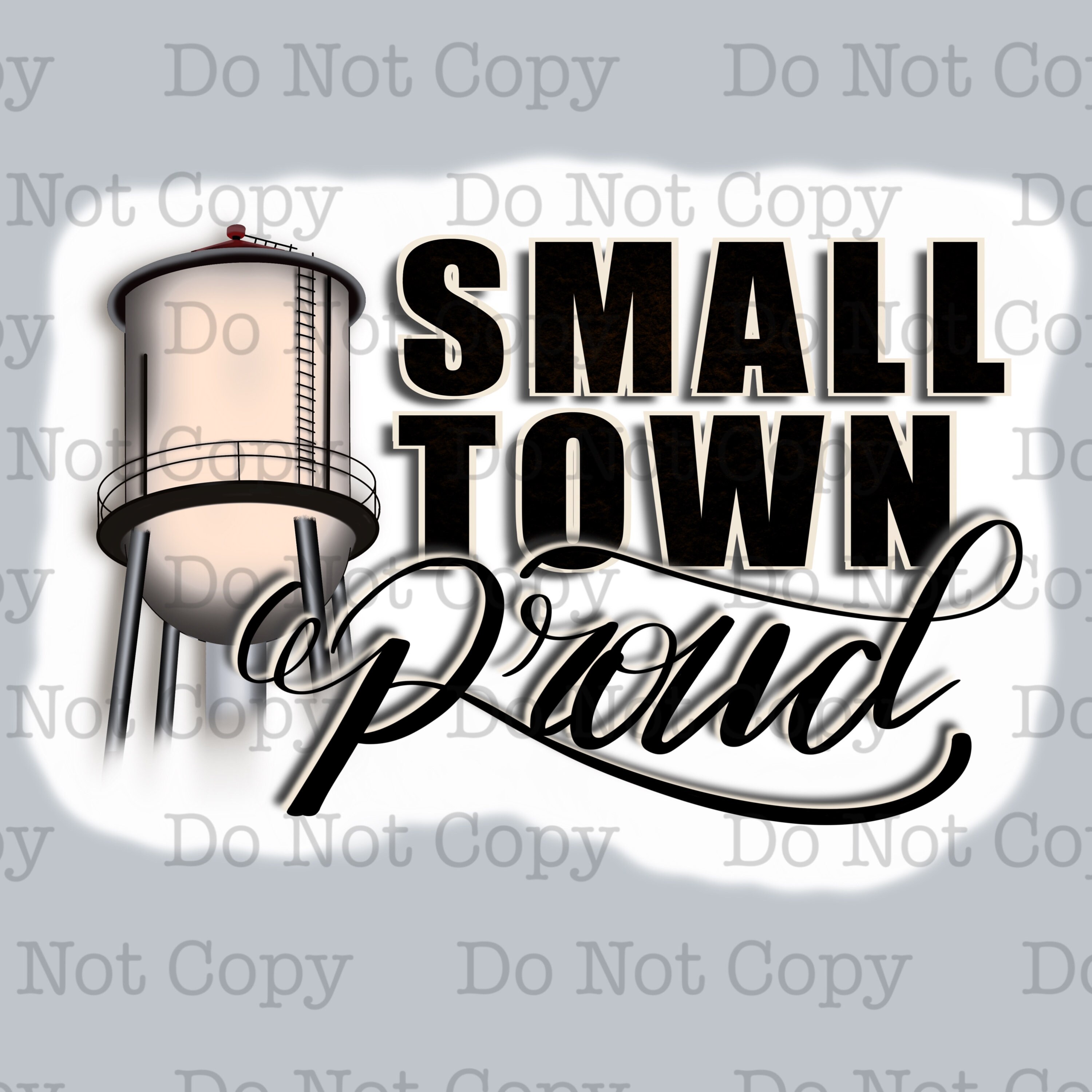 Small Town Proud PNG for Sublimation or Digital Sticker - Etsy