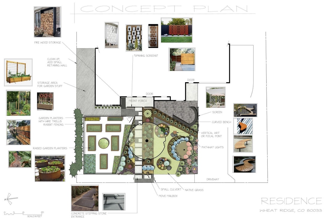 Custom Landscape Design / Landscape Design Layout / Landscape Design ...
