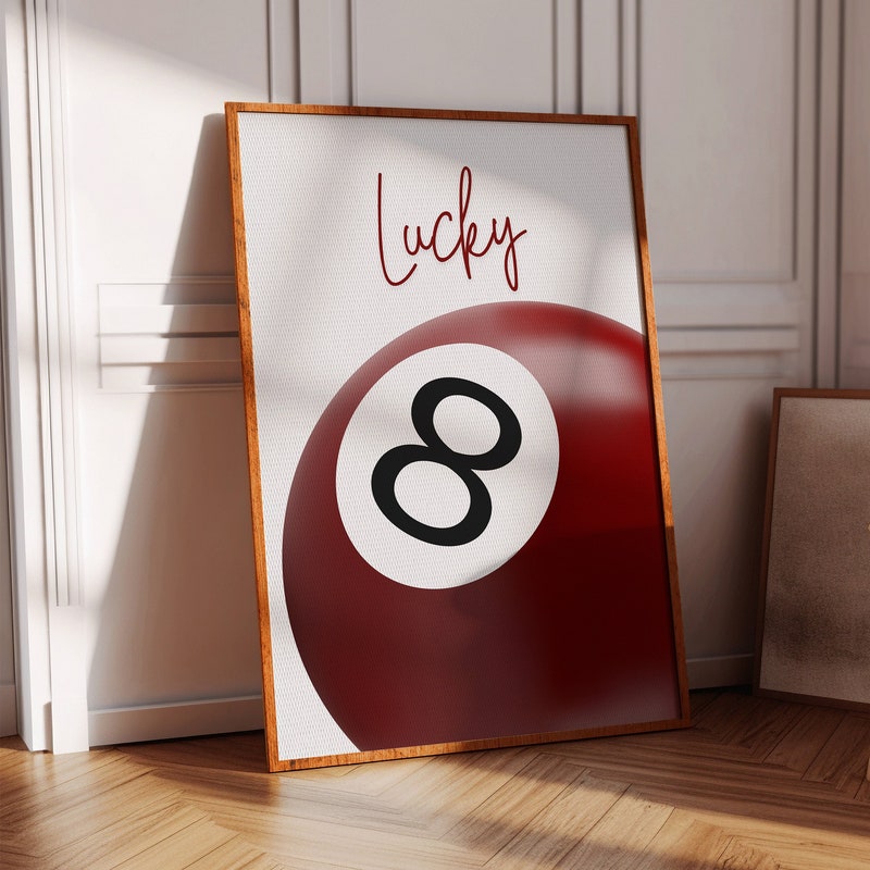 Vintage Pool Ball - Etsy