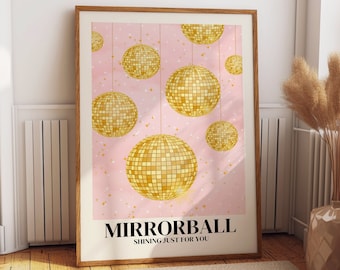 Mirrorball Folklore Poster | Printable Wall Art | Digital Download ...
