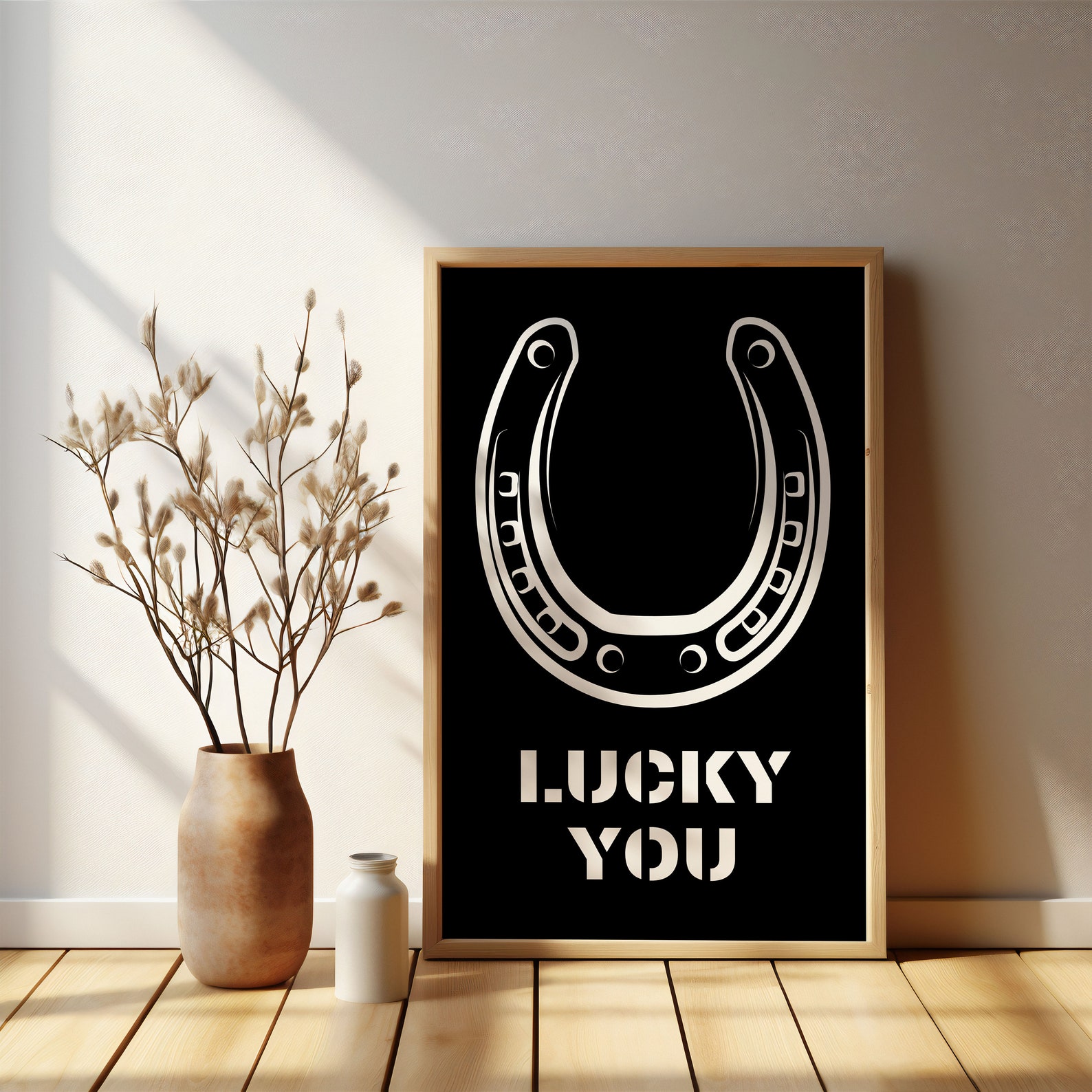 Horseshoe Poster, Western Wall Art, Retro Cowboy Decor, Cowboy Wall Art ...