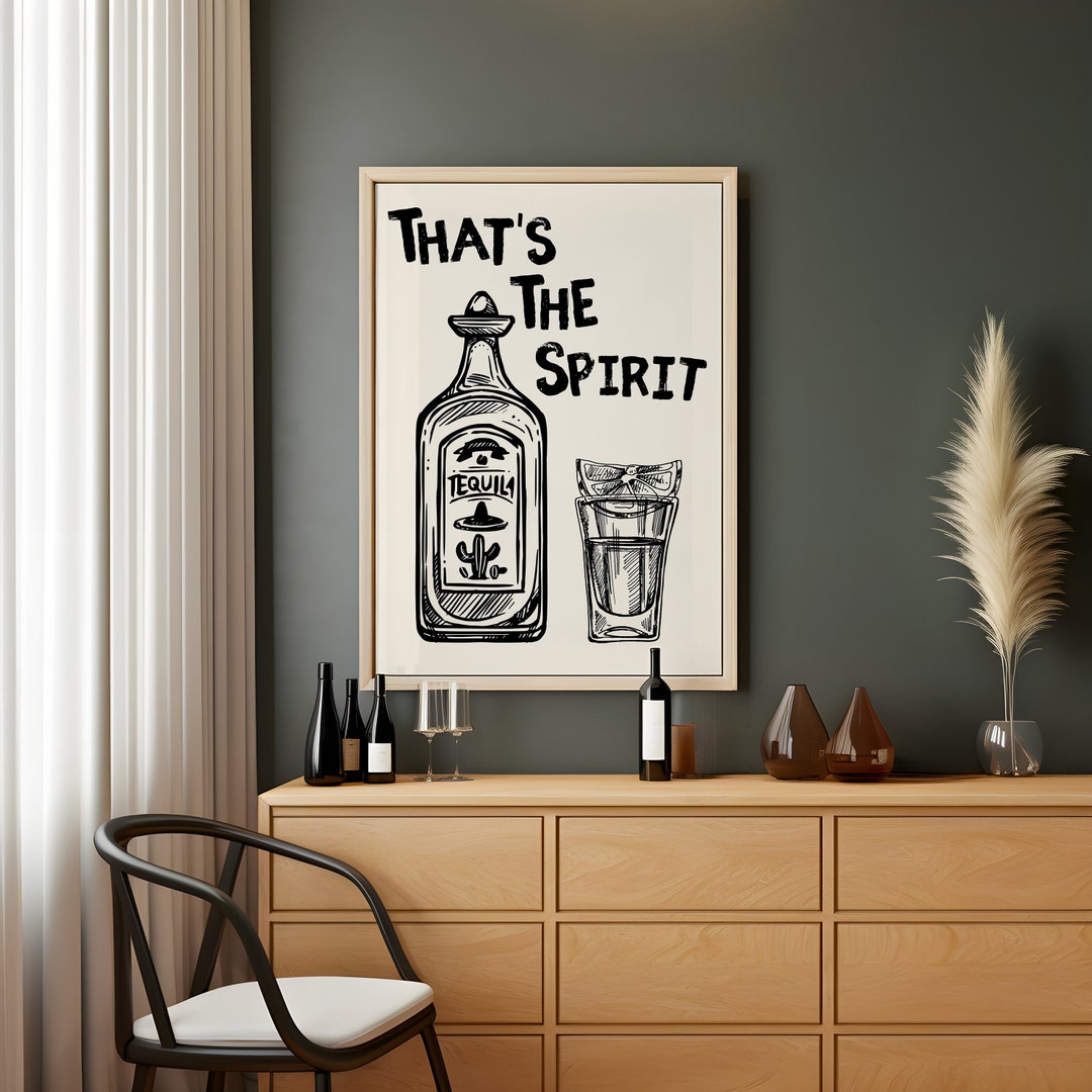 Bar Art Print, Vintage Liquor Poster, Bar Cart Art Printable, Whiskey ...