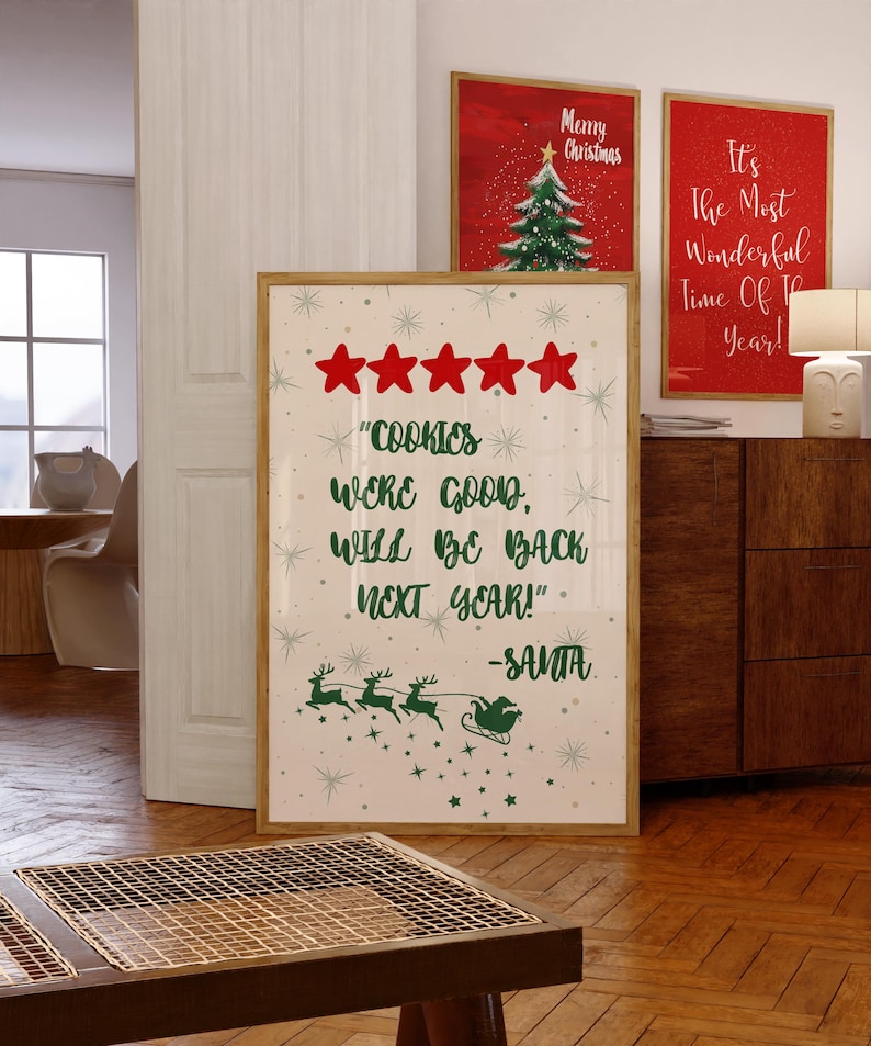 Funny Christmas Decor, Christmas Wall Art, Printable Wall Art, Trendy ...