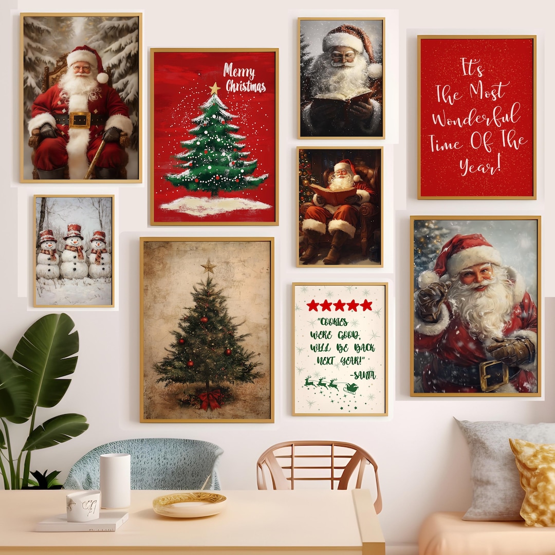Classic Christmas Prints, 10 Christmas Printables, Christmas Decor ...