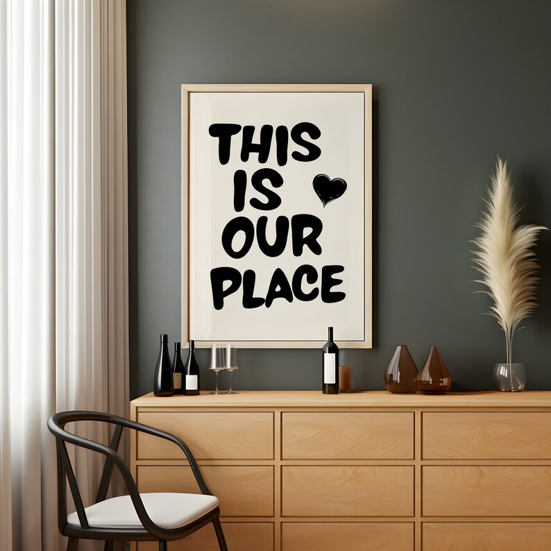 This is Our Place Poster Printable Wall Art Subtle Swiftie Swiftie ...