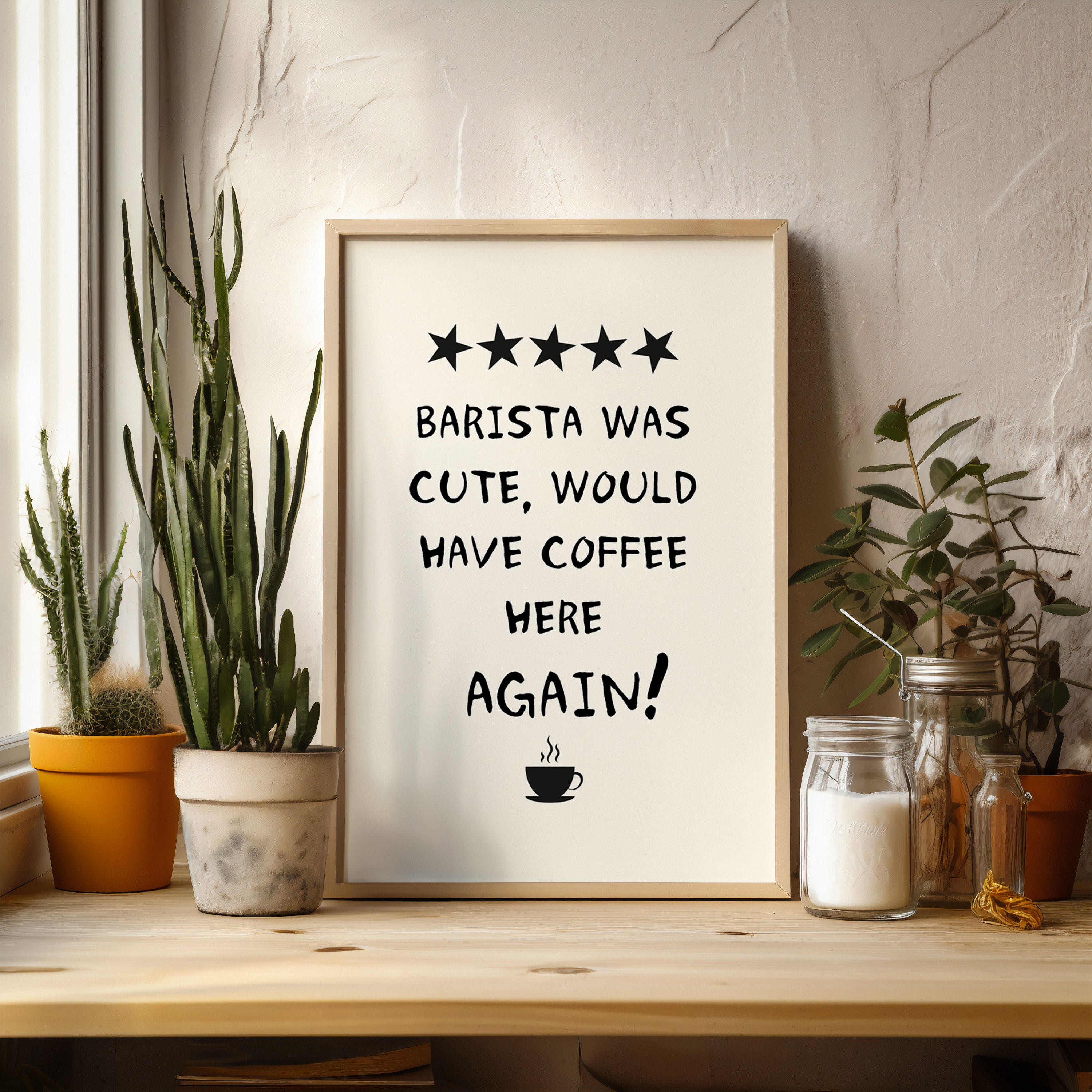 Coffee Art Print, Coffee Bar Decor, Coffee Poster, Barista Print ...