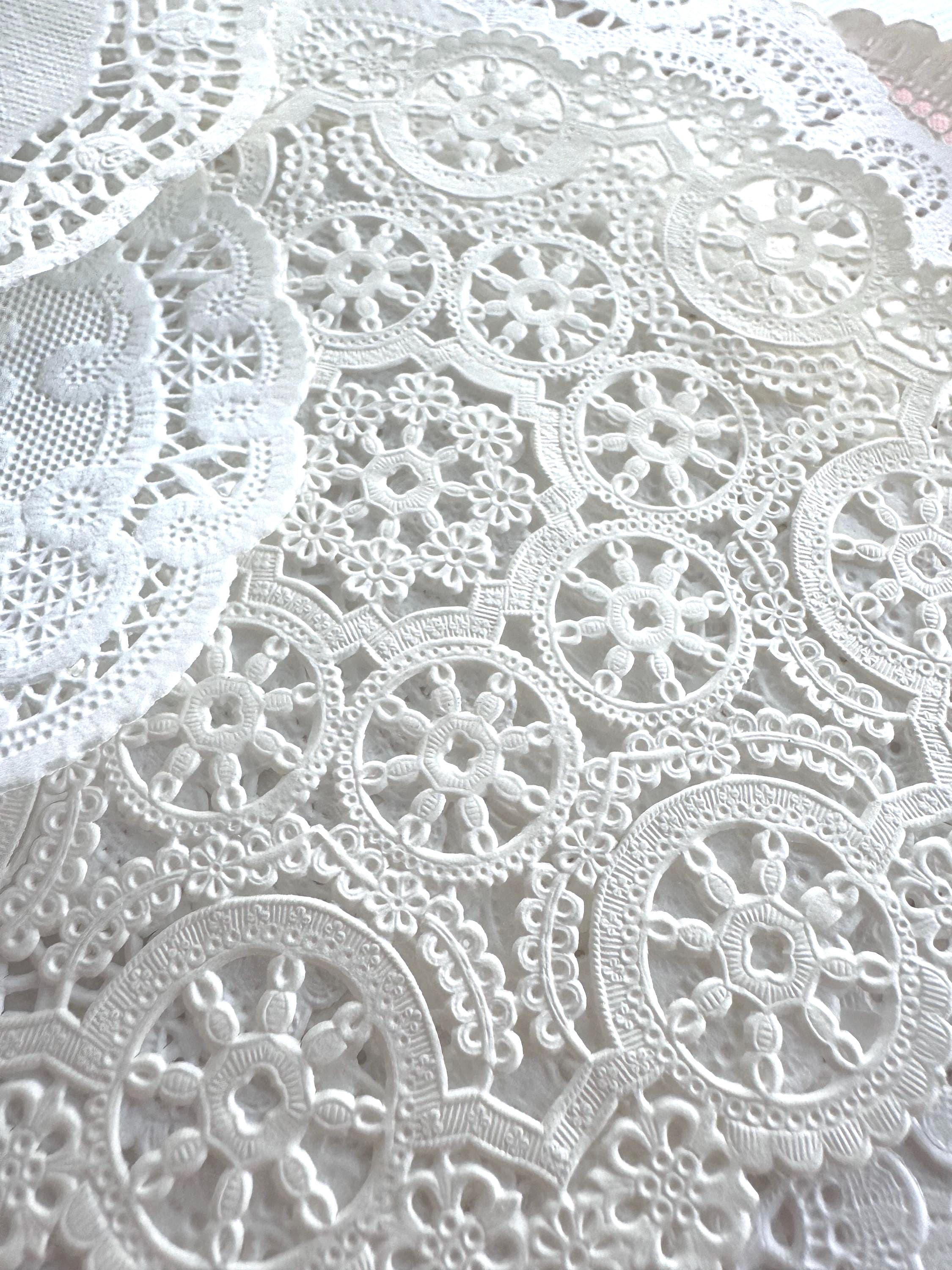 13 Vintage Paper Doilies: Assorted Lace Patterns, Craft Supply or ...