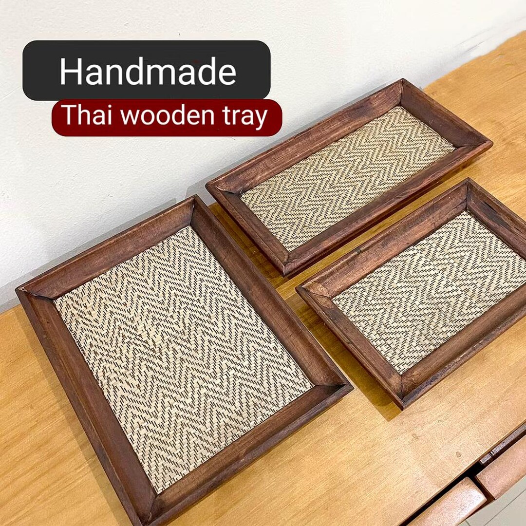 Thai Traditional Threshing Tray Bamboo Tray Teak Tray Decoration Wall ...