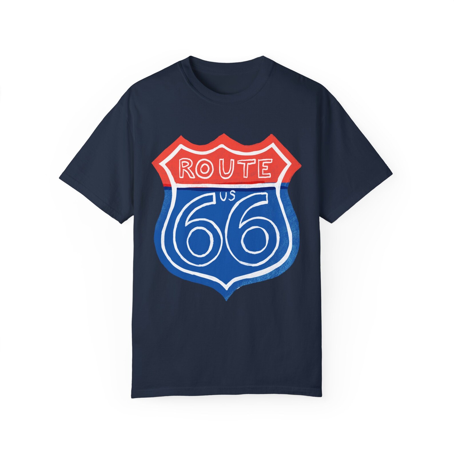 Rt 66, Route 66, America Shirt, Travel, Trip, USA, Adventure, Red White ...
