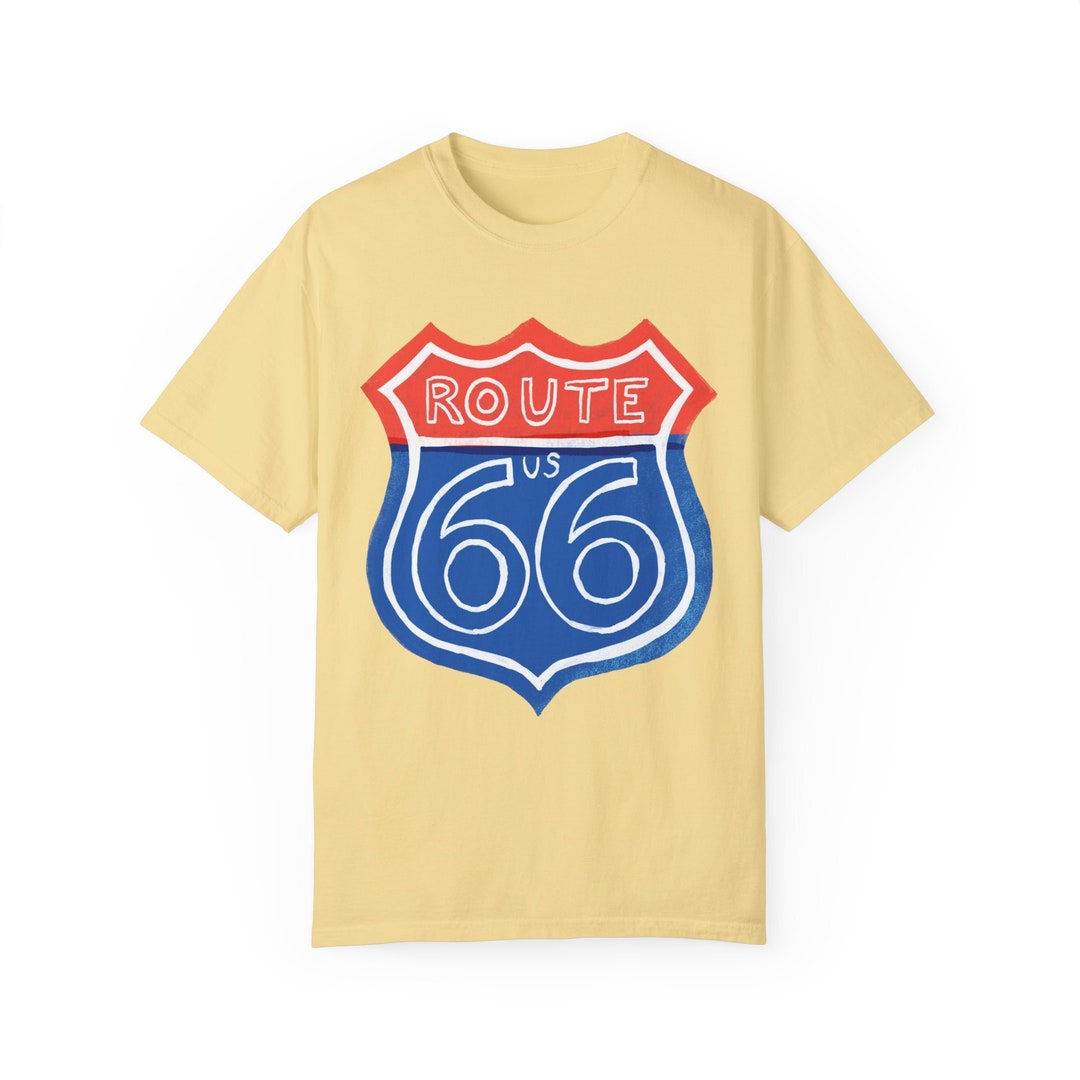 Rt 66, Route 66, America Shirt, Travel, Trip, USA, Adventure, Red White ...
