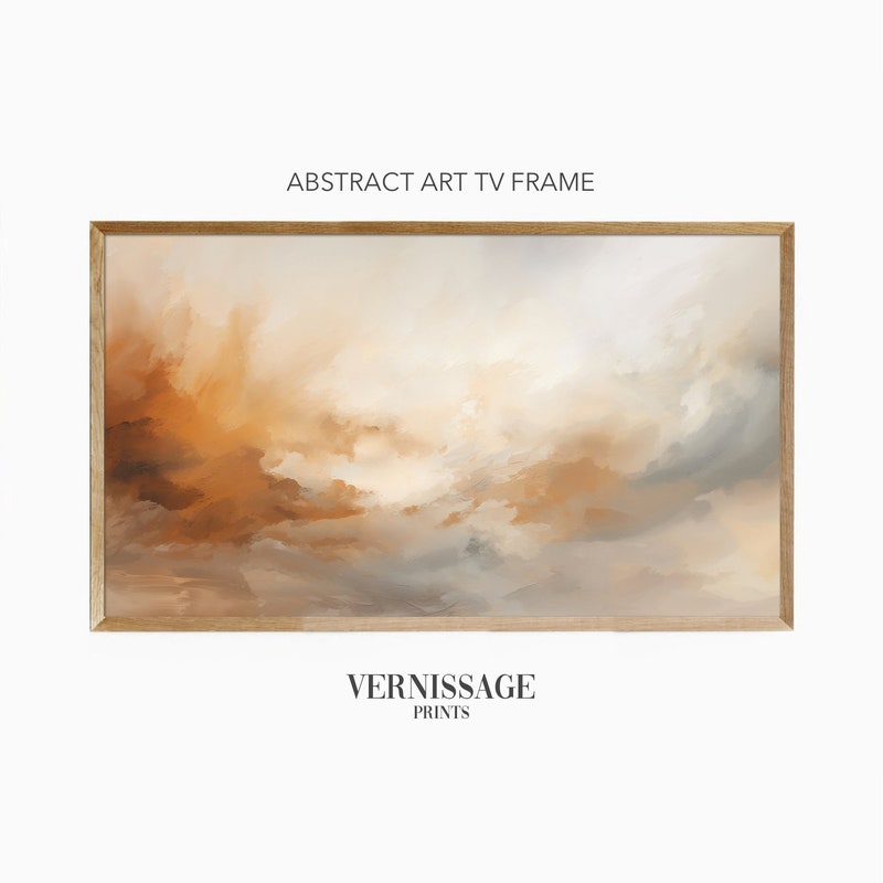 Orange Abstract Art - Etsy