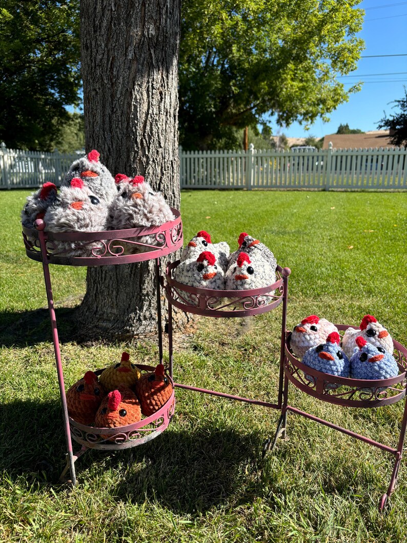 Crocheted Chicken - Etsy